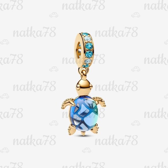 Pandora | Jewelry | Pandora Sea Turtle Murano Glass Dangle Charmpendant ...